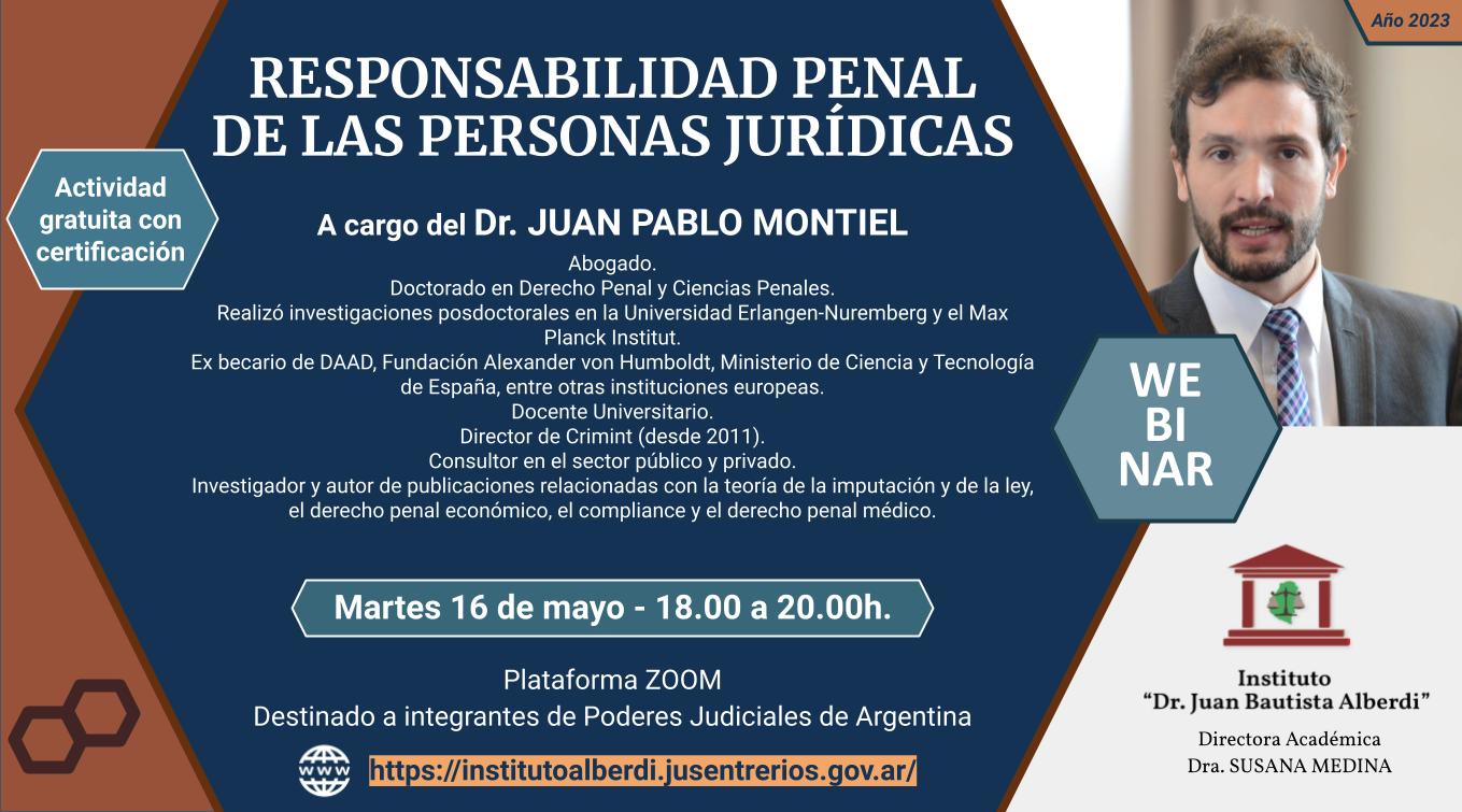 Webinar sobre responsabilidad penal de las personas jurídicas – Poder ... Webinar sobre responsabilidad penal de las personas jurídicas – Poder ...