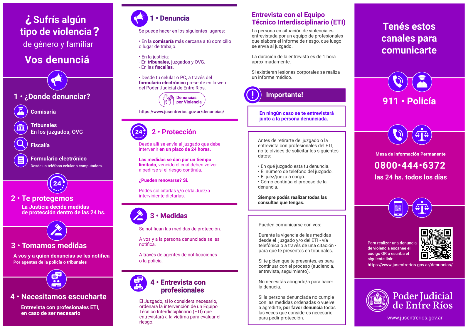 Denuncias – Información – Poder Judicial de Entre Ríos